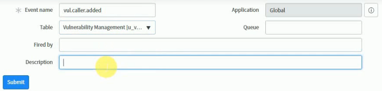 Events in ServiceNow