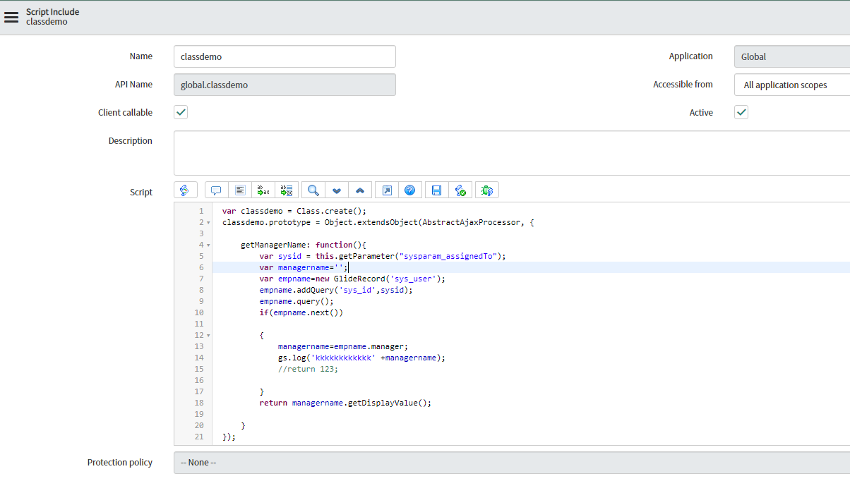 Script Include In ServiceNow