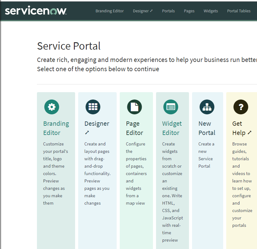 Service Portal