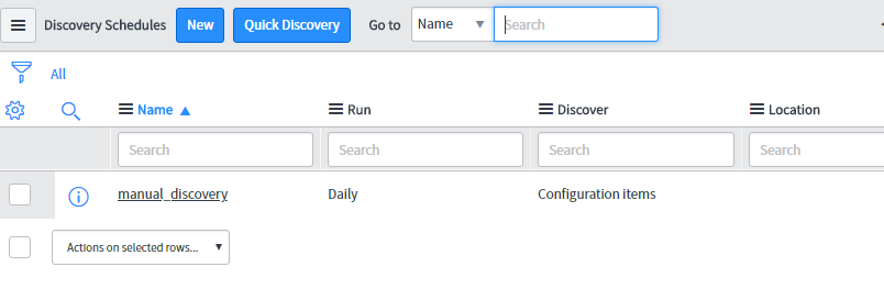 Servicenow Discovery