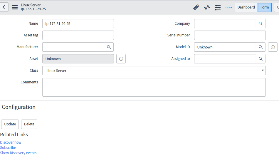 Servicenow Discovery